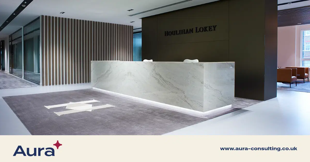 Workplace Fit Out for Houlihan Lokey London HQ | Aura Consulting